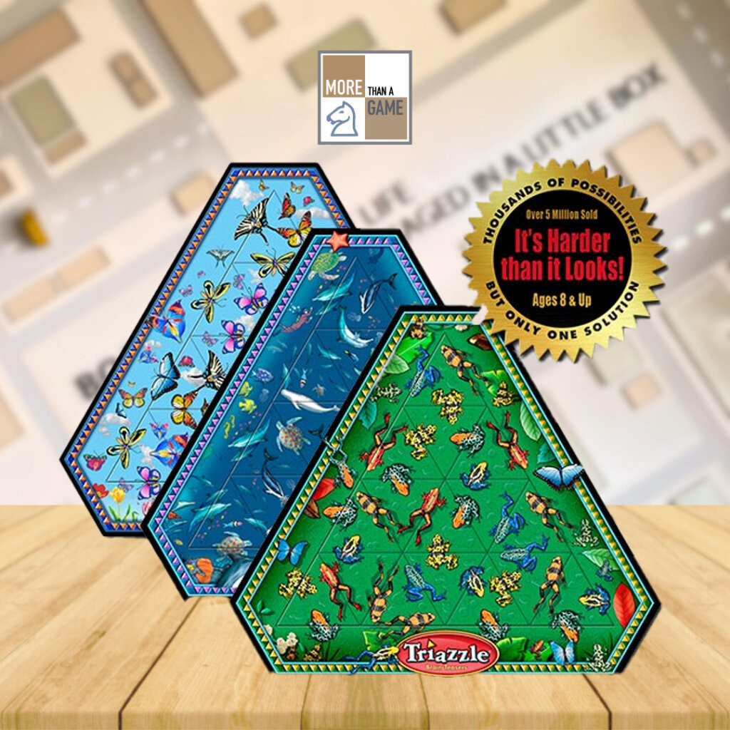Triazzle Puzzle [Frog/Butterflies/Dollphins] (Eng) [-Boardgame ...