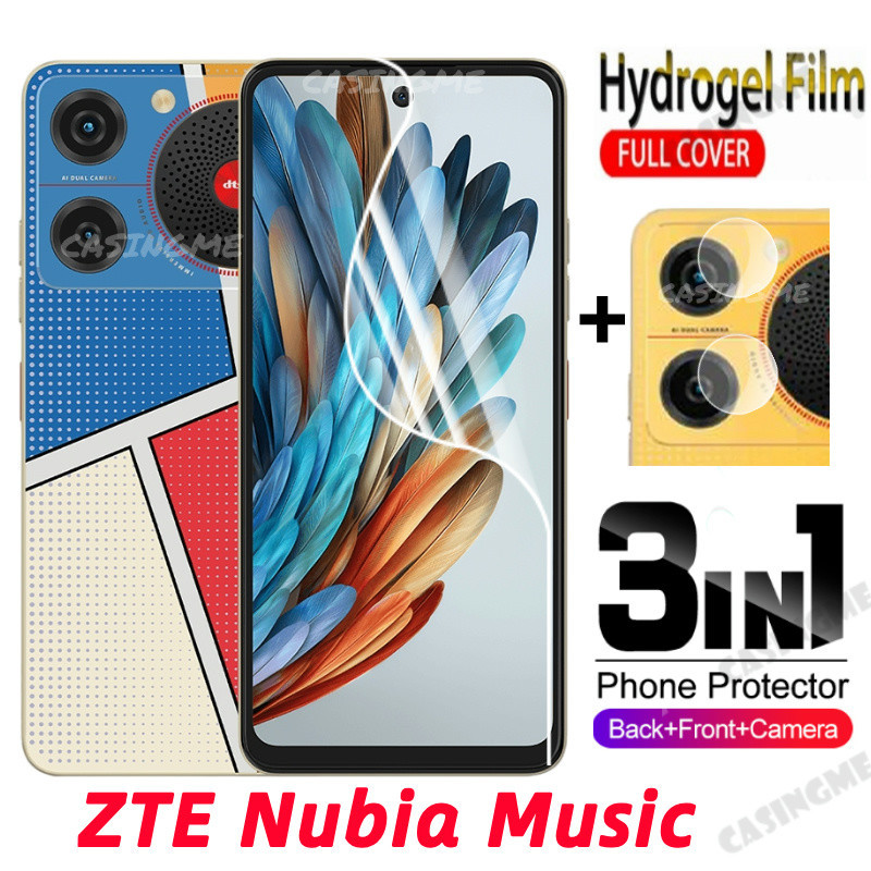 Zte Nubia Music 2024 FrontFull ฝาครอบป้องกันฟิล์มHydrogelสําหรับZTE ...