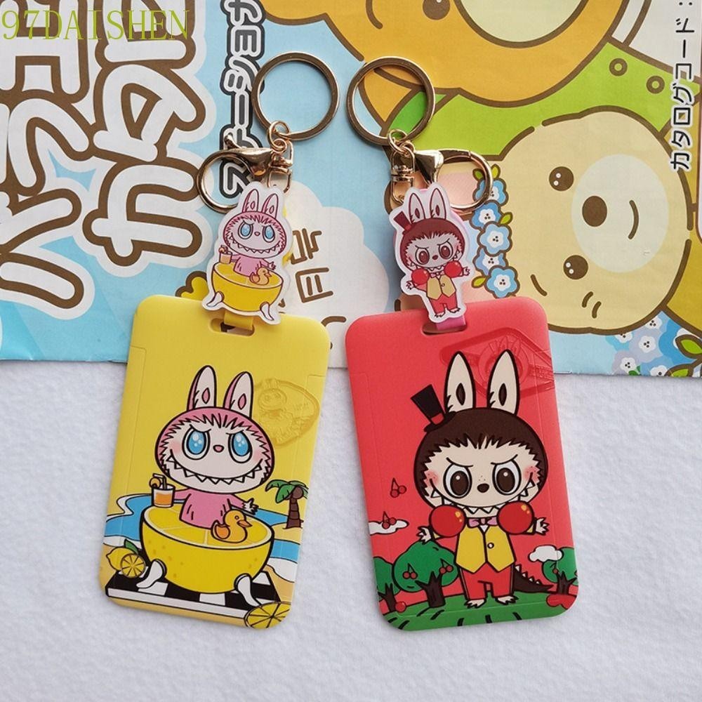 Daishen1 All-In-One Card Sleeve, พวงกุญแจพร้อมจี้ Labubu, Kawaii ID ...