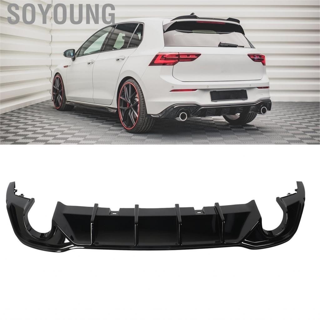 Soyoung กันชนลิปสปลิต Valance Diffuser Gloss Black Maxton Rear Sporty ...