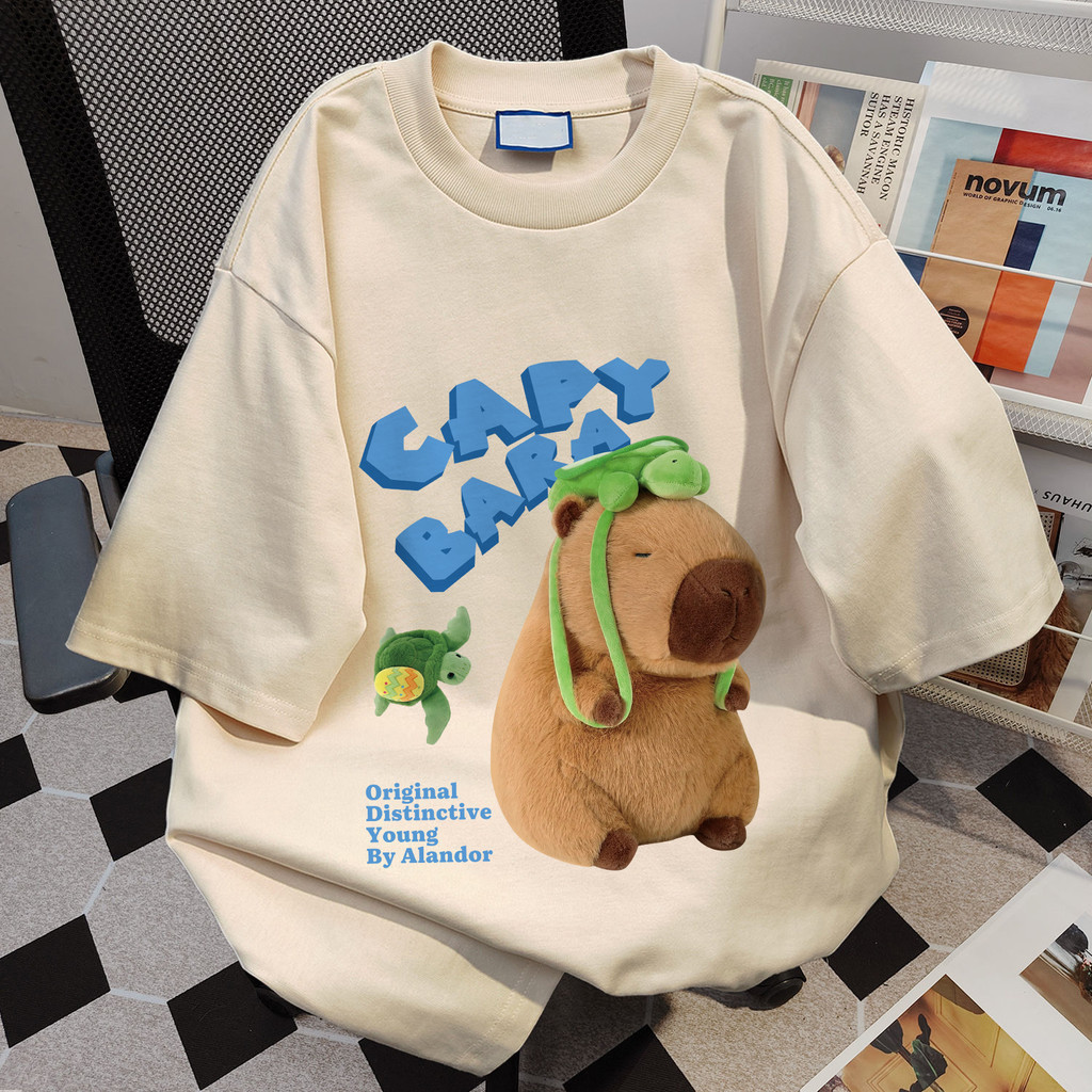 เสื้อ capybara TIHIK เสื้อยืด oversize cotton100 ลายน่ารัก ใส่สบายๆ สไตล์เกาหลี T1765 | Shopee ...