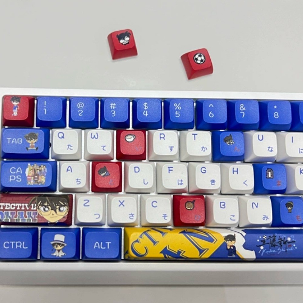 Meitantei Conan Keycap Cherry/MOA Profile 108+ คีย์ PBT Dye Sublimation ...