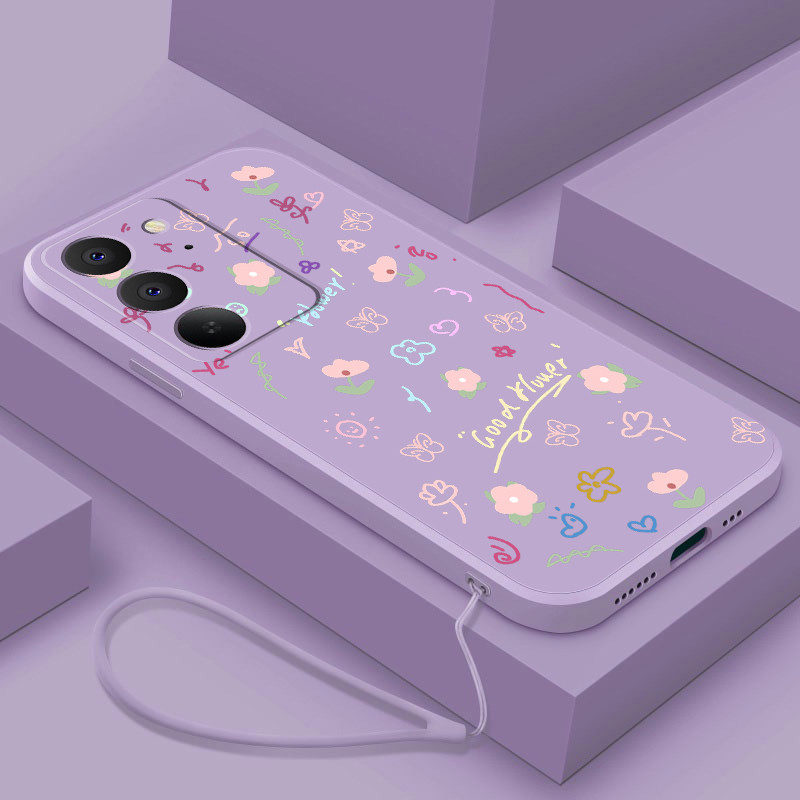 Realme C75x C75 C 75x เคสดอกไม้แฟชั่นมีสไตล์ Frosted Liquid Silicon ...