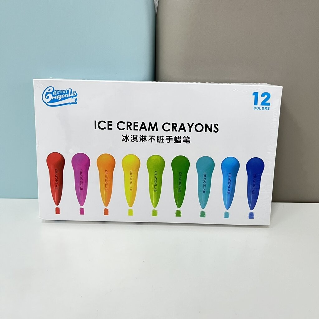 Ice Cream Crayons สีเทียนรูปทรงไอศกรีม | Shopee Thailand