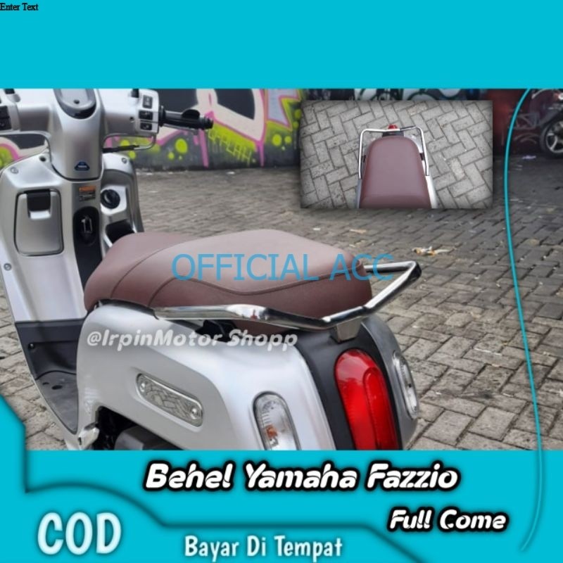 Yamaha Fazio รั้งหลัง Fazzio Brace Vespa Classic รุ่น Full chrome ...