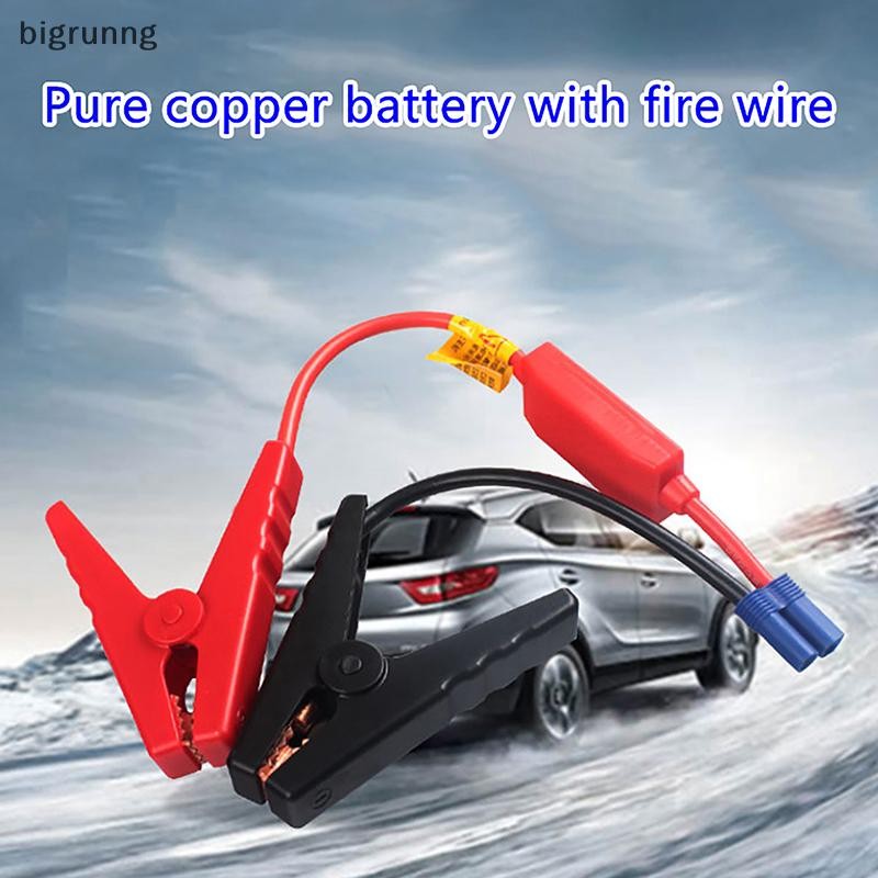 Bigrunng แบตเตอรี่ฉุกเฉินกระโดดสาย Clamps กับ EC5 ปลั๊ก Connector 12V อุปกรณ์เริ่มต้น Jump ...