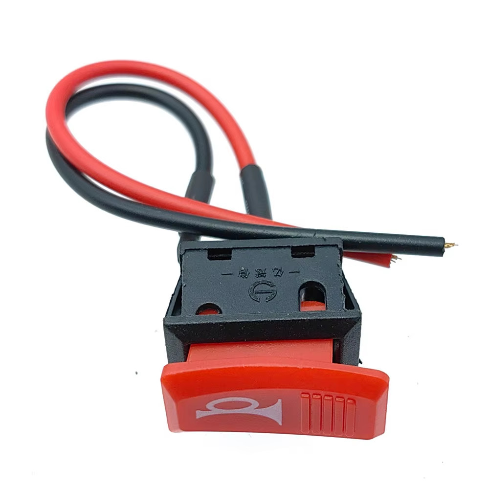 5PCS/LOTHorn สวิทช์ปุ่มรถ E-bike รถจักรยานยนต์ Horn Universal Momentary ...