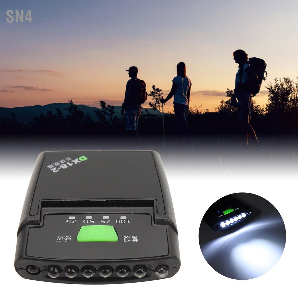 SN4 คลิปบนหมวกไฟ LED คลิปไฟหน้า USB ชาร์จไฟฉายกันน้ำสำหรับกลางแจ้ง | Shopee Thailand