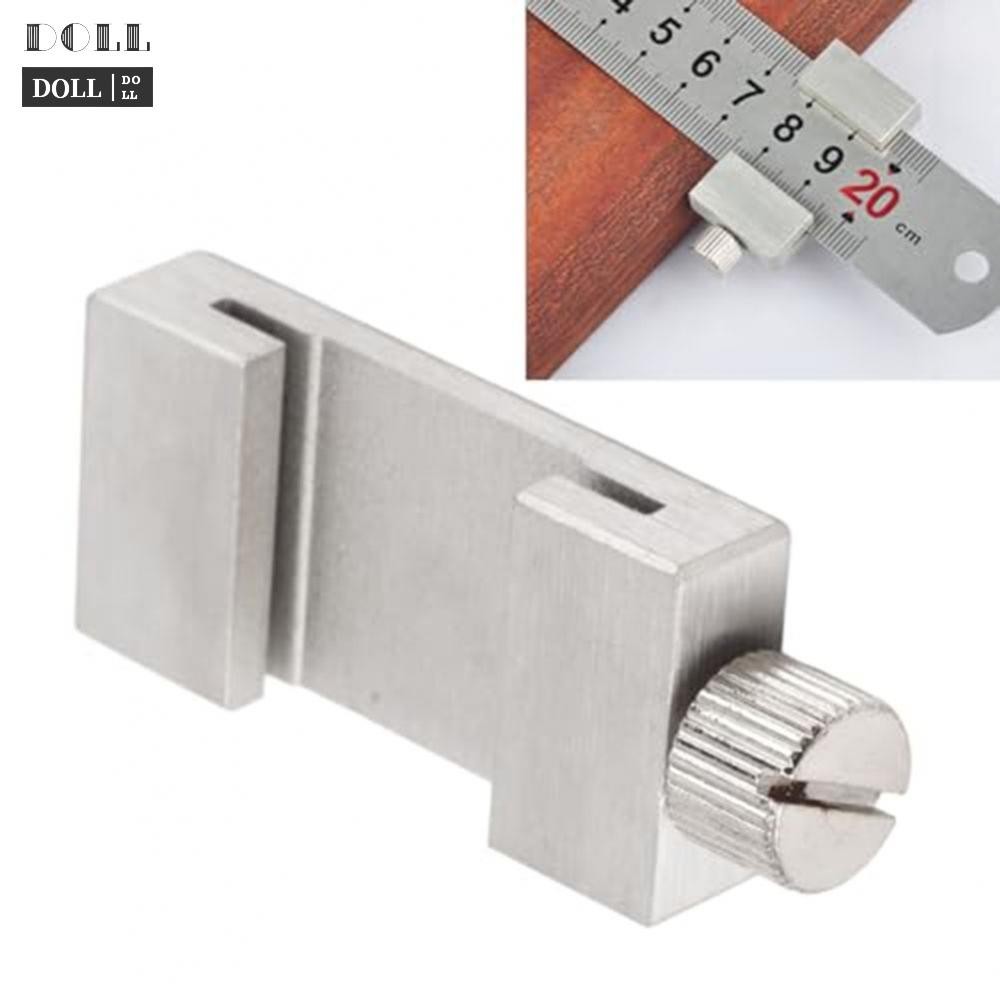 -New In May-Steel Ruler Locator Straight Ruler Positioning Block Steel ...
