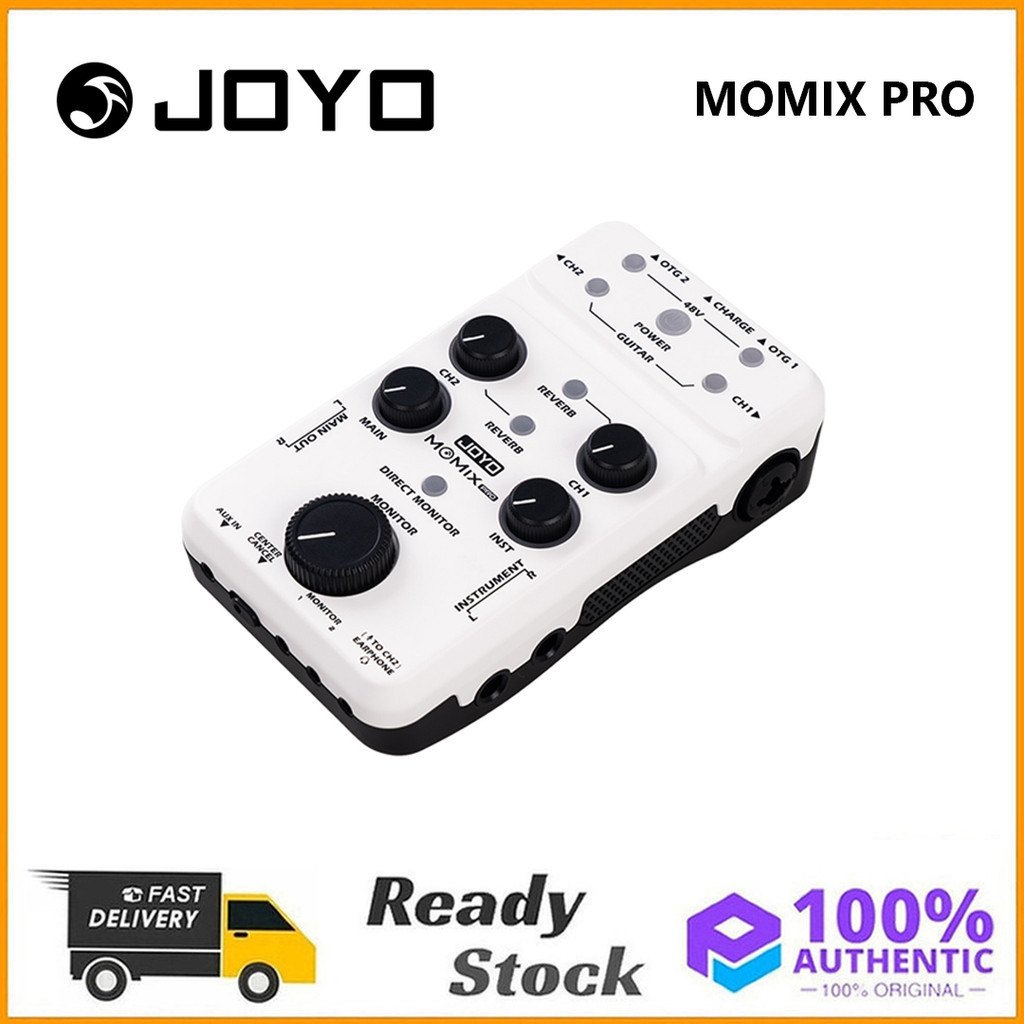 JOYO MOMIX PRO Audio Mixer โทรศัพท์ Type-C ขับเคลื่อนอินเทอร์เฟซเสียง ...