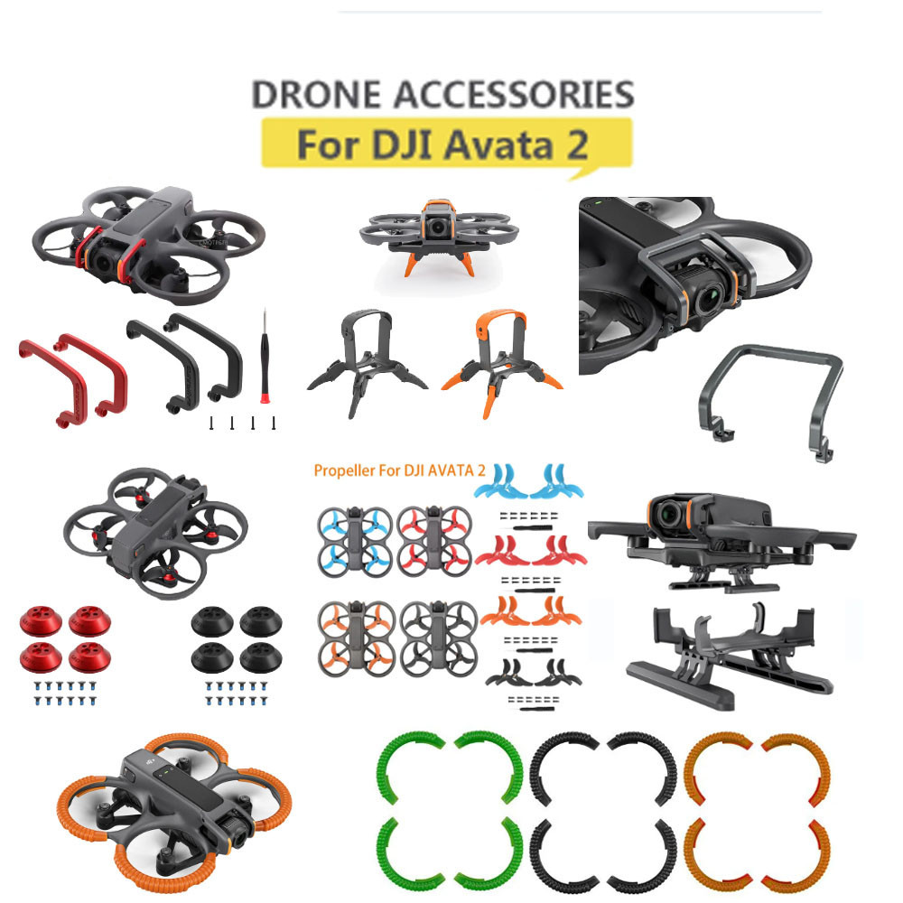 อลูมิเนียมgimbalเลนส ์ กันชนมอเตอร ์ สําหรับDJI Avata 2 Landingเกียร ์ ...