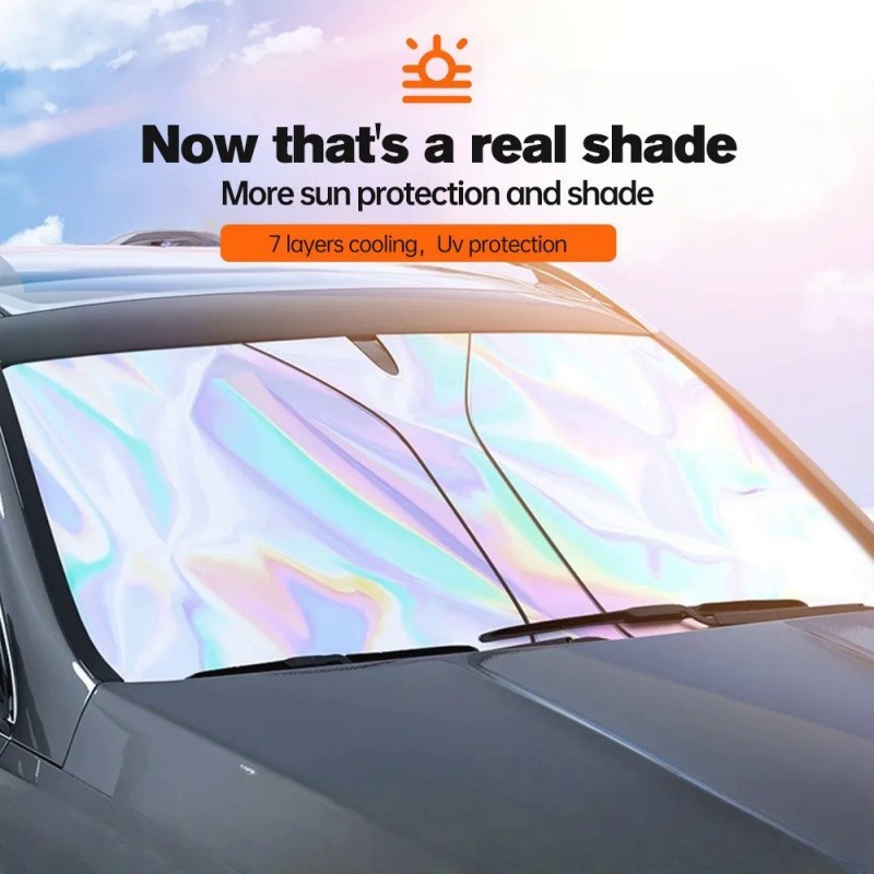 กระจกรถยนต ์ Sun Shade Blocks, UV Ray Reflector, Auto Window Sun Shade ...
