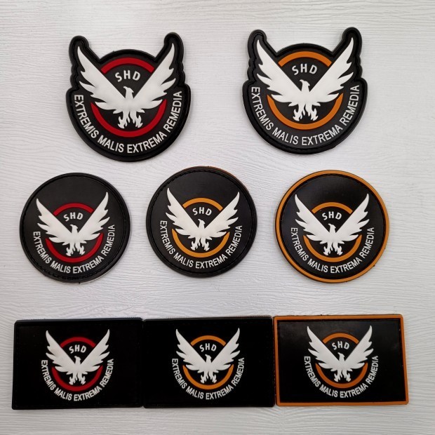 ที่กําหนดเอง The Division blockades PVC SHD ตลอด territory 3D Velcro Patch /Badges/armband ...