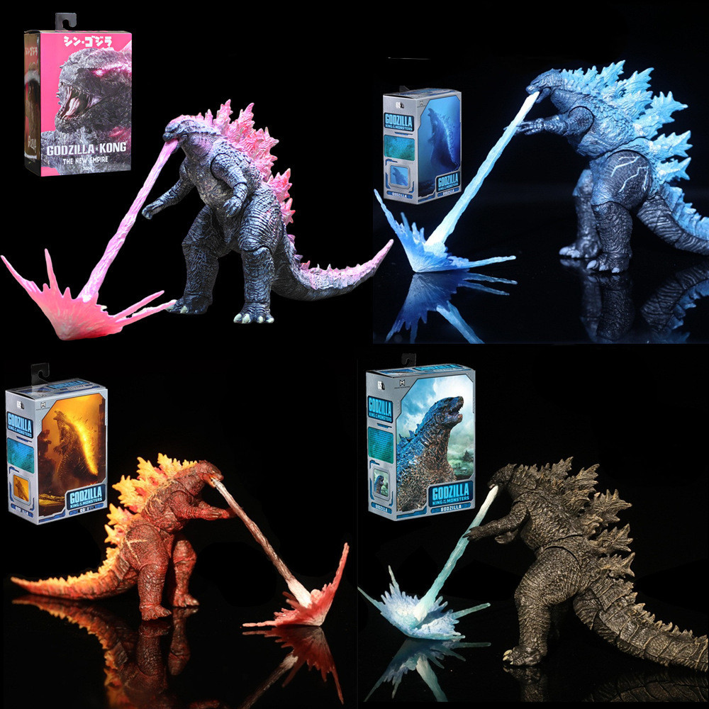 Neca2019 Godzilla SHM Red Lotus Monster Nuclear Energy Jet Model Action ...