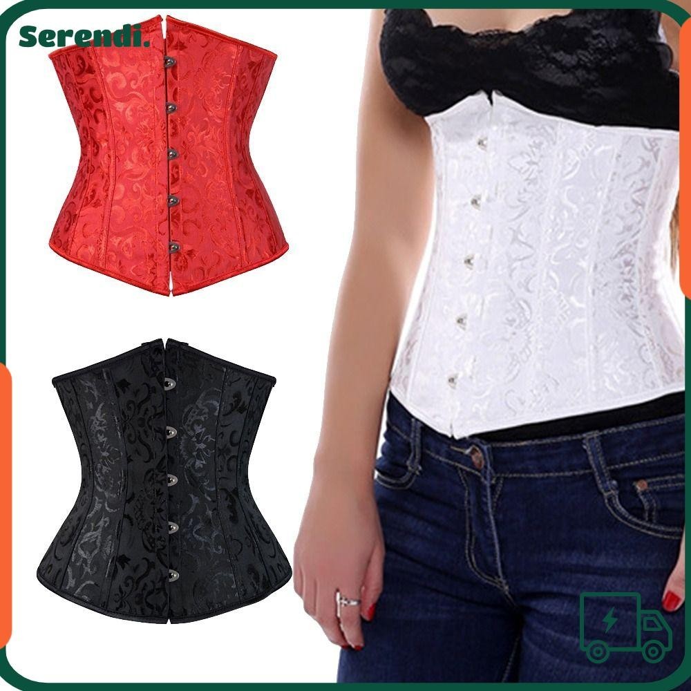 Serendi Underbust Corset, Gothic Corselete Lingerie, ชุดแฟนซี Plus ขนาด ...