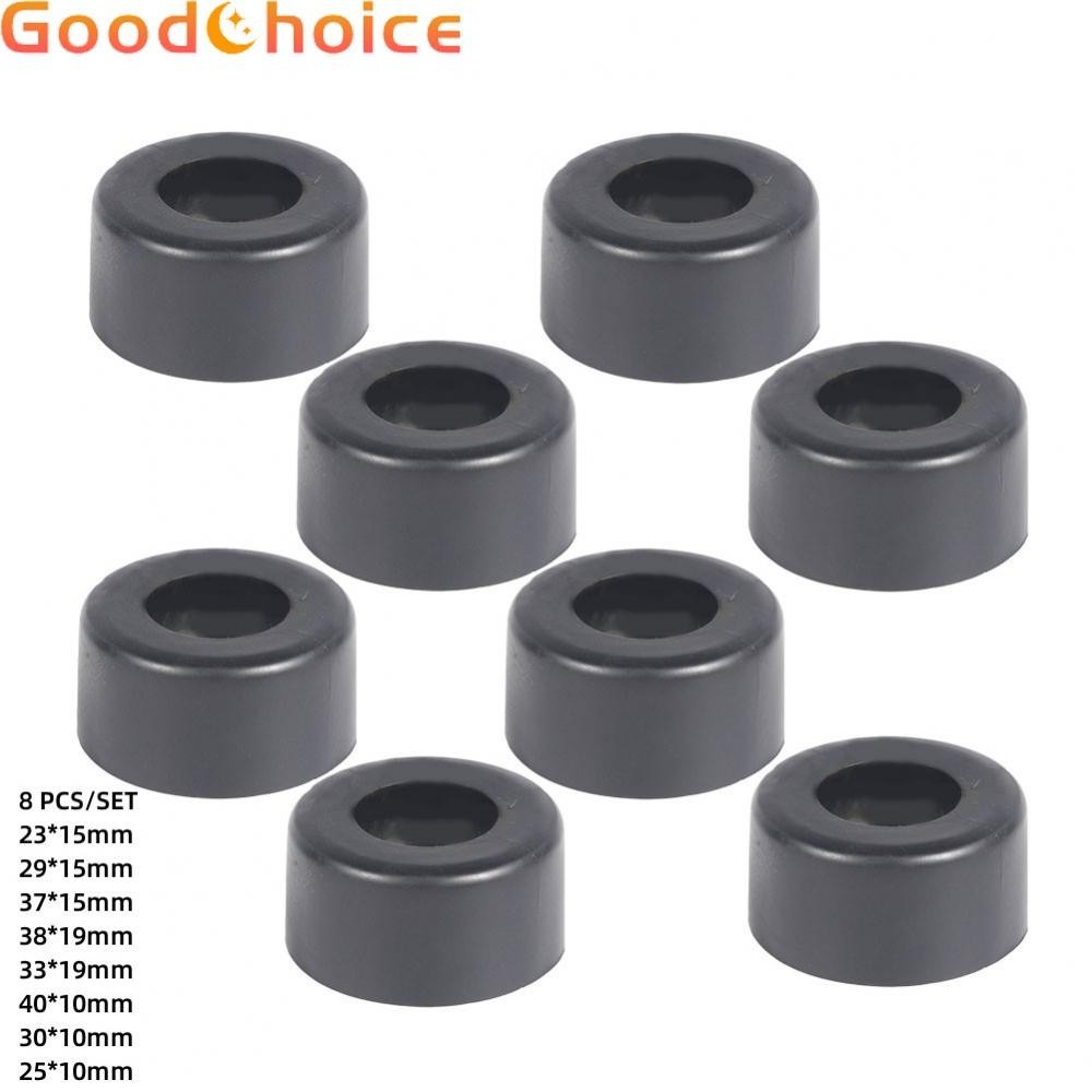 【Good】Rubber Table Rubber Foot Pad Stainless Steel 8pcs Speaker Cabinet ...