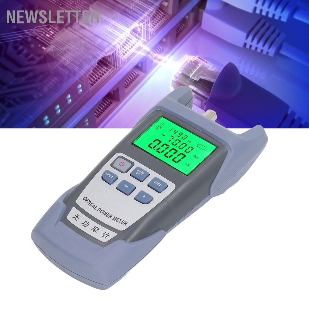 Newsletter Optical Power Meter 7 Wavelengths Support Standard 2.5mm ...