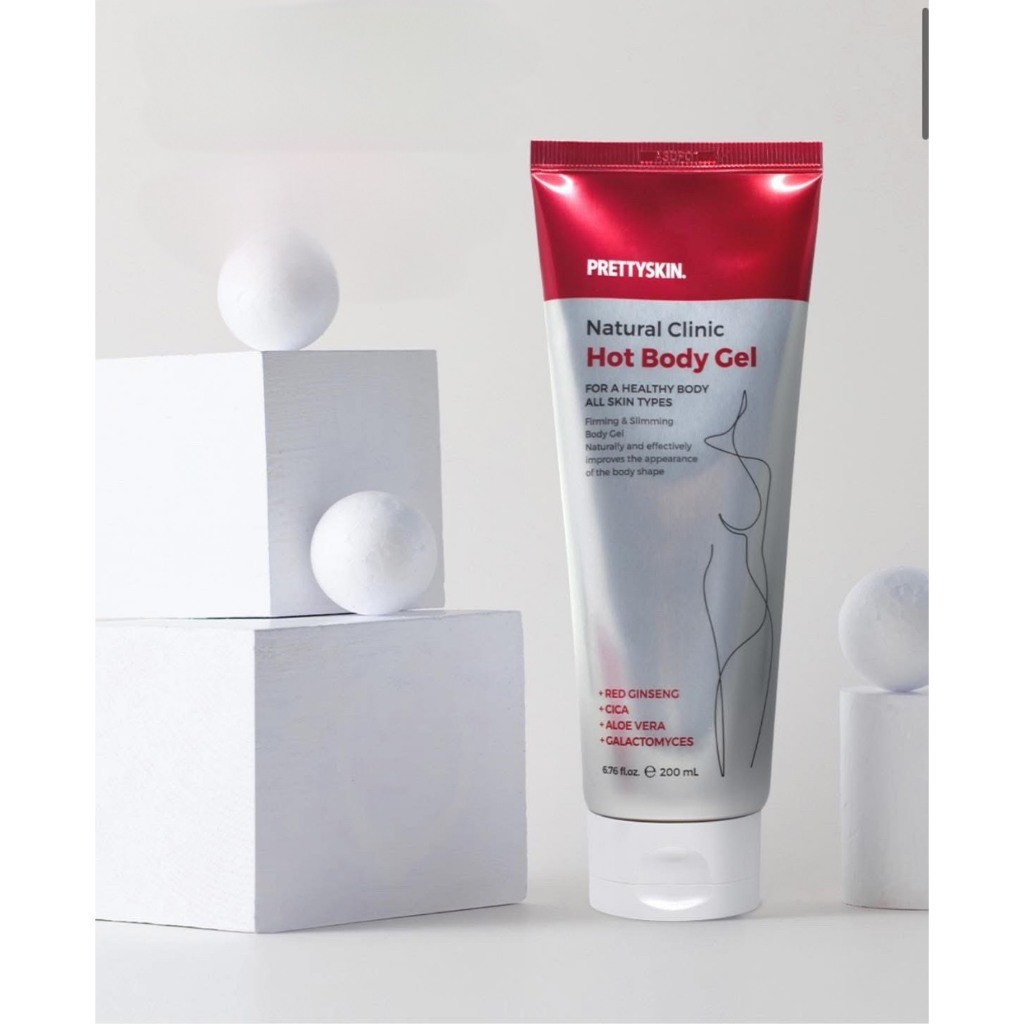 ถูกที่สุด Pretty Skin Natural Clinic Hot Body Gel ขนาด 200ml.เจลทำความ ...