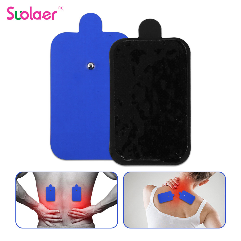 Suolaer 4*7.5 ซม. Electrode Patch TENS Self กาว Pulse Gel สติกเกอร์ EMS ...