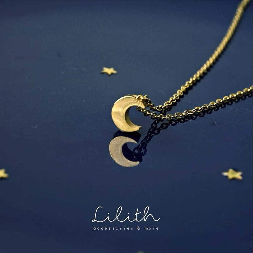 Lilith - Moon necklace สร้อยคอ จี้พระจันทร์ | Shopee Thailand