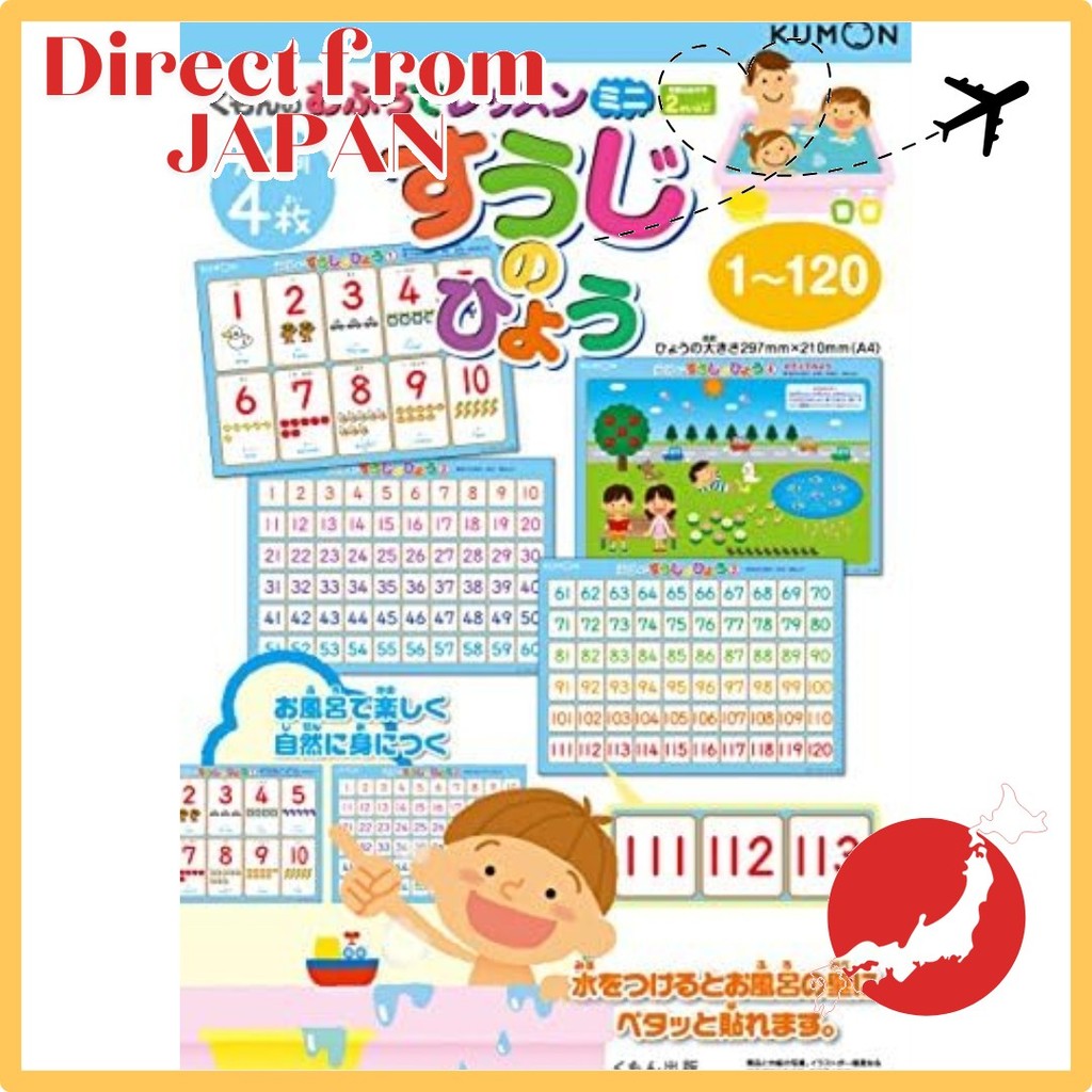 【Direct from Japan】[amazon.co.jp เท่านั้น] Kumon Publishing Lesson Mini ใน The Bath - Suji No ...