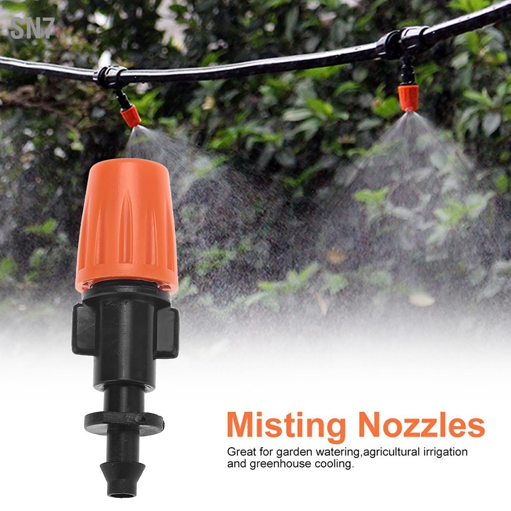SN7 50 ชิ้น/เซ็ตปรับสวนหยดชลประทาน Misting หัวฉีด Micro Flowing Sprinkler HEAD Atomizer | Shopee ...