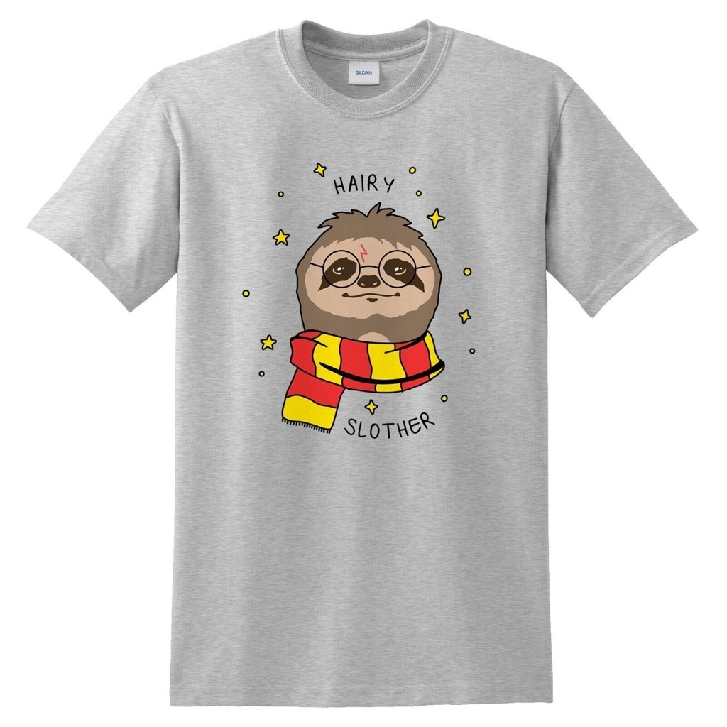 Hairy Slother เสื้อยืดตลกเสื้อน่ารัก Geek Sloth Meme กระบองเพชร Harry ...