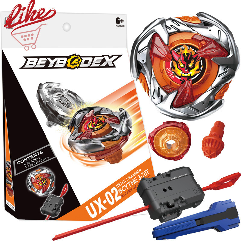 Beyblade X UX-02 Hell Shammer 3-70H Beyblade Xtreme พร้อม Launcher Grip ...
