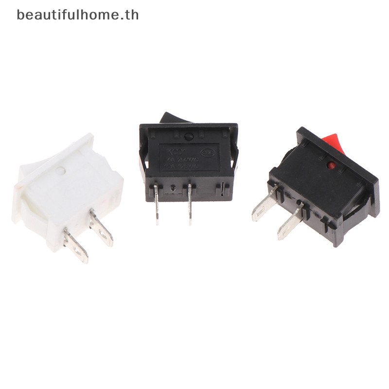 {HG ใหม่} 10 ชิ้น 2Pin 21X15 มิลลิเมตร Rocker Switch 6A/250VAC Power ...