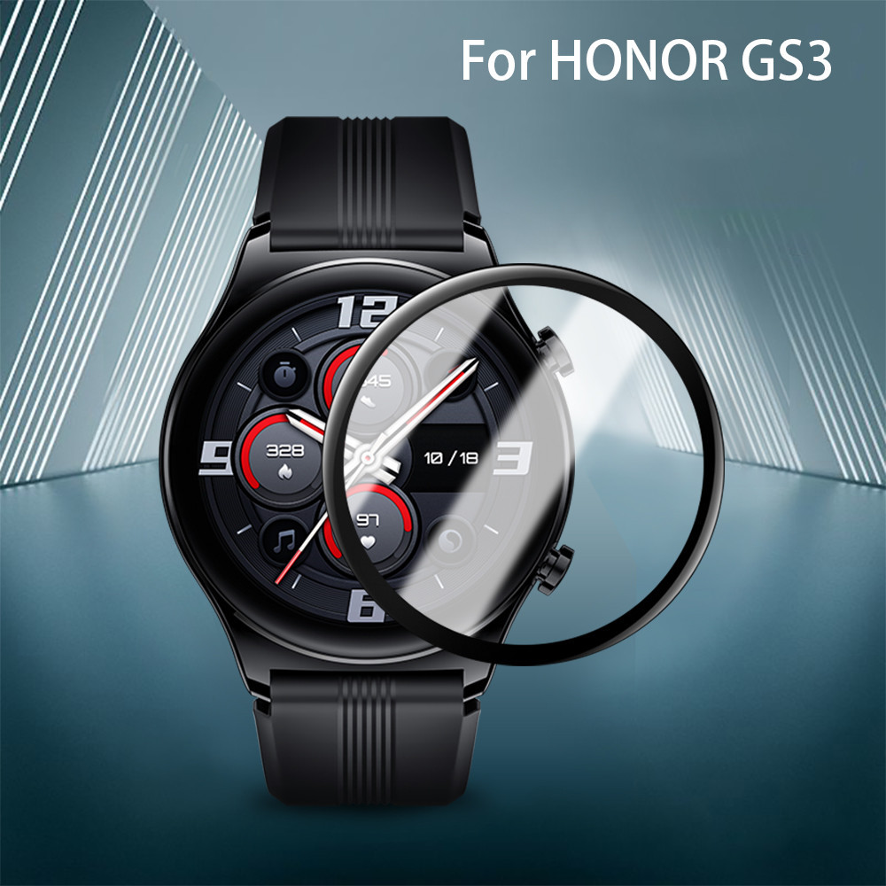 Honor Watch4 GS4 GS3 WatchGS3 WatchGS4 3 ชิ้น 9D HD Black Edge ฟิล์ม ...