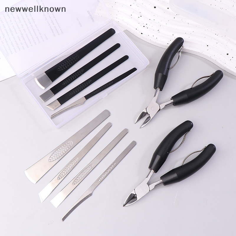 Neth 5 ชิ้น/เซ็ตเล็บเครื่องมือ Toe Nail Scraper ฟุต Pedicure Kit คุด ...