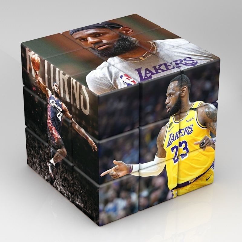 Kobe สินค้า NBA ของที่ระลึก James Curry รูปแบบอันดับสาม Rubiks Cube ...