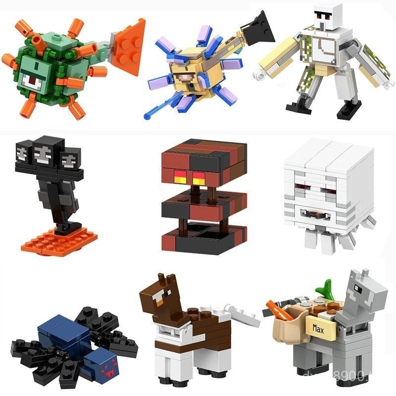 Minecraft Series Building Block Minifigures ประกอบของเล่นเด็ก Village ...