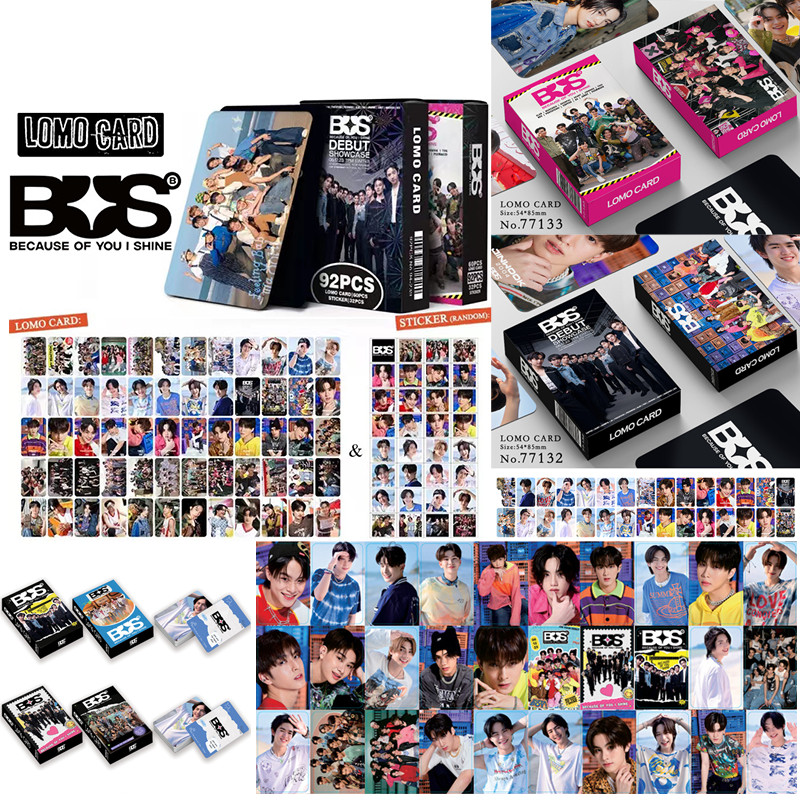 การ์ดสองด้าน Lomo Card BUS Photocards BUS สติกเกอร์ไทยยอดนิยมไอดอลชาย ...