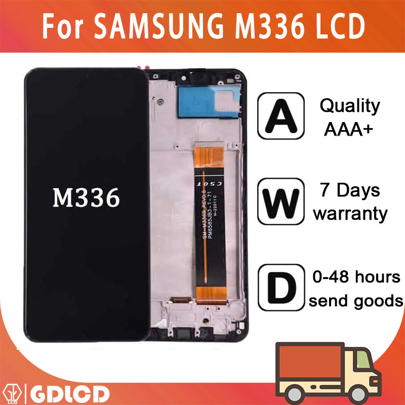 สําหรับ Samsung M33 5G M336 M336B จอแสดงผล LCD Touch Screen Digitizer ...
