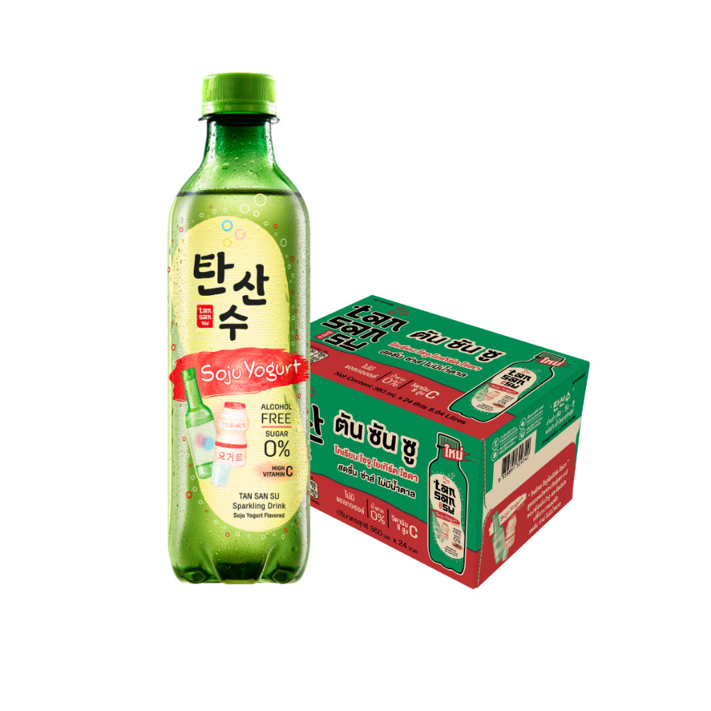 TAN SAN SU Korean Soda - Soju Yogurt ตันซันซู โคเรียน โชจู โยเกิร์ต ...