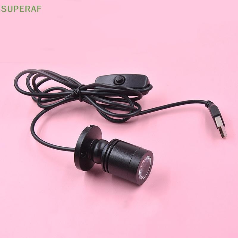 Superaf DC5V LED USB 1/3W Spotlight เครื่องประดับตู้ตู้โชว์เคาน์เตอร์โคมไฟพื้นผิวติดตั้งเพดาน ...