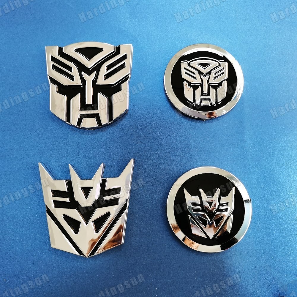 1 PCS Transformers Emblem Car Autobot สติกเกอร์ Chrome Finish ABS Auto ...
