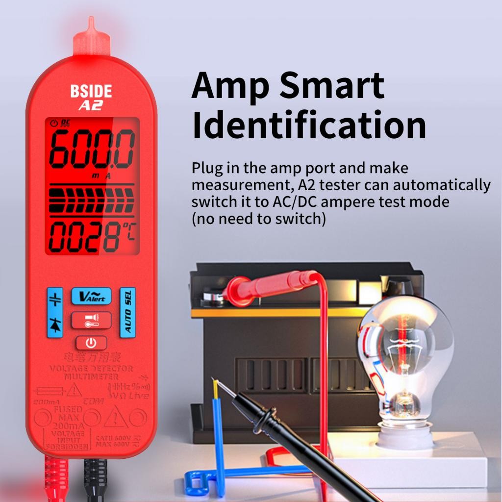Irfora A2 Mini Smart Digital Multimeter Auto 5999 นับ NCV Universal ...