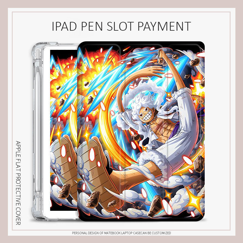 One Piece Luffy Gear 5 เคส ipad mini4/5/6 air1/2/3/4/5 เคส ipad 10.2 ...