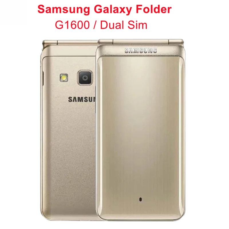 Samsung Galaxy Folder G1600 Dual Sim 1.5GB RAM 16GB ROM Quad Core 8MP 3 ...