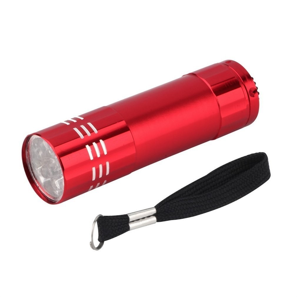 ⭐LF11⭐9LED Flashlight Handheld Flashlight Aluminum Alloy Rechargeable ...