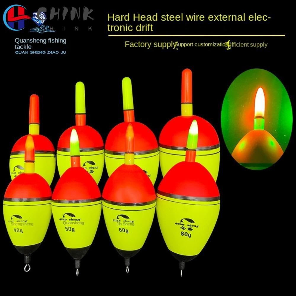 Chink 1/2PCS EVA ตกปลา float, ตกปลากลางคืน Rock Fishing Luminous float ...