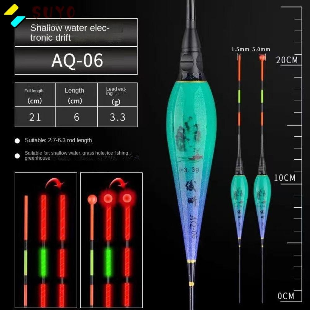 Suyo Light Float, Long Tail Buoy Strike Fishing Float, Slip Drift Tube Indicator Rock Fishing ...