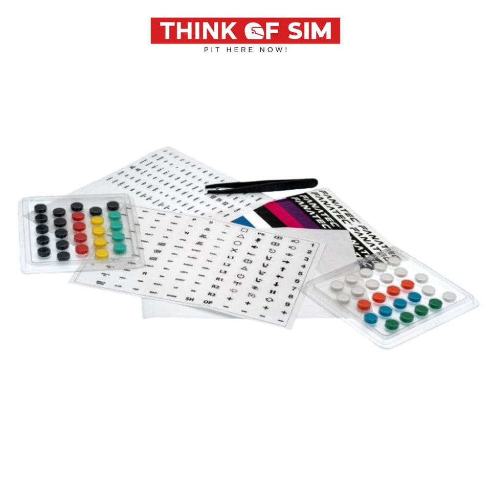 Fanatec Button Caps & Sticker Set | Shopee Thailand