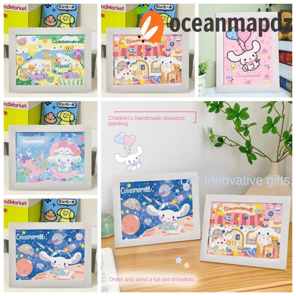 Oceanmapdz Kuromi ภาพวาดเพชร, DIY Kuromi ภาพวาดเพชรชุด DIY การ์ตูน, ชุดภาพวาดเพชรการ์ตูน Kawaii ...