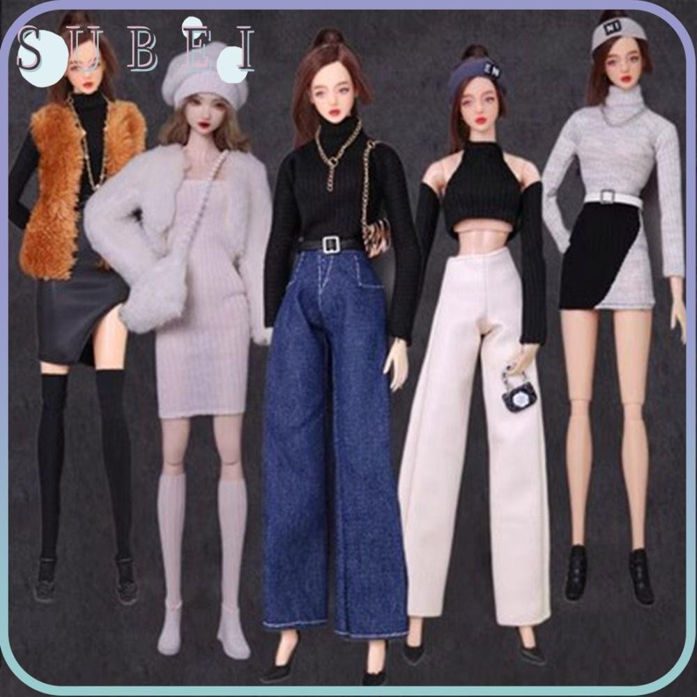 Sukaa ชุดเดรสลําลอง คุณภาพสูง 11.5 นิ้ว 9 แบบ 30 ซม. 1/6 สําหรับตุ๊กตา ...