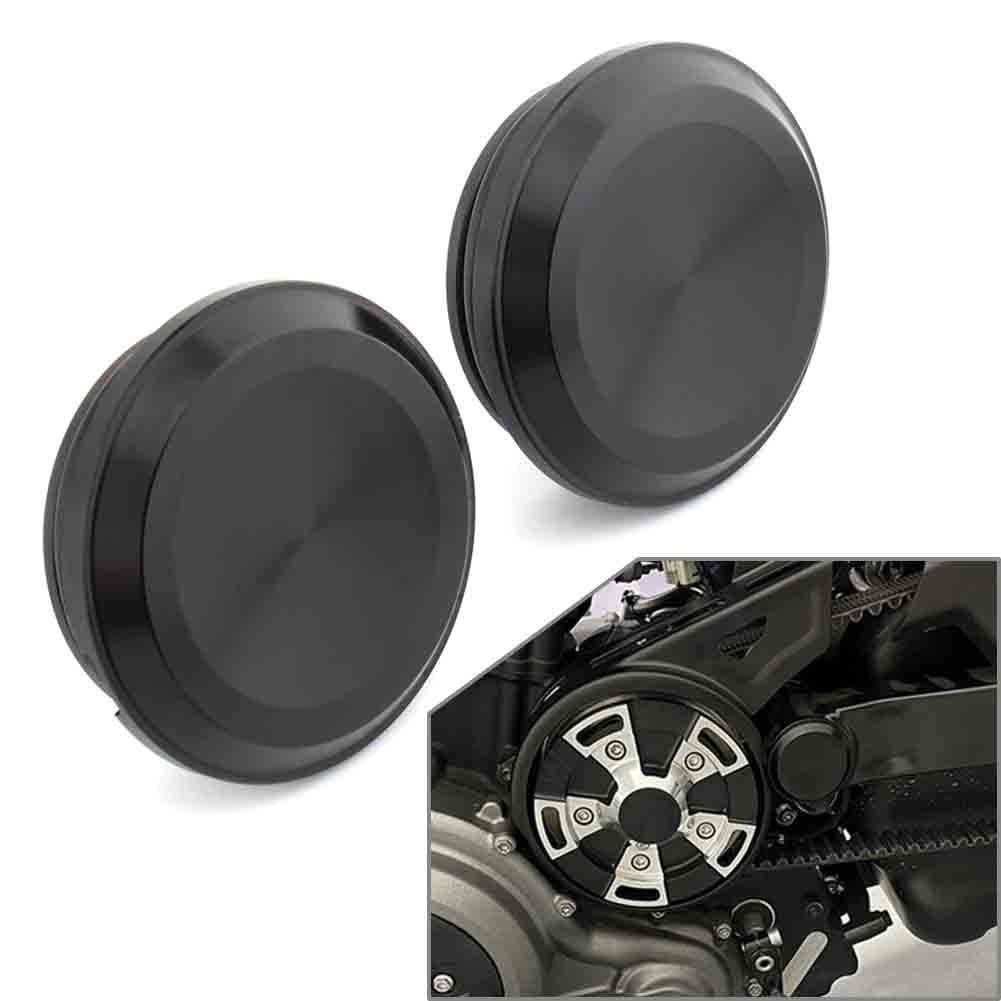YJ 1Pair Motorcycle Swingarm Pivot Bolt Nut Covers For Harley Davidson ...