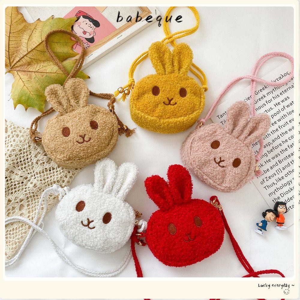 Babeque กระเป๋าสะพายเด็กทารกเด็กกระต่ายน้อยเด็กของขวัญกระเป๋าเชือกรูด ...