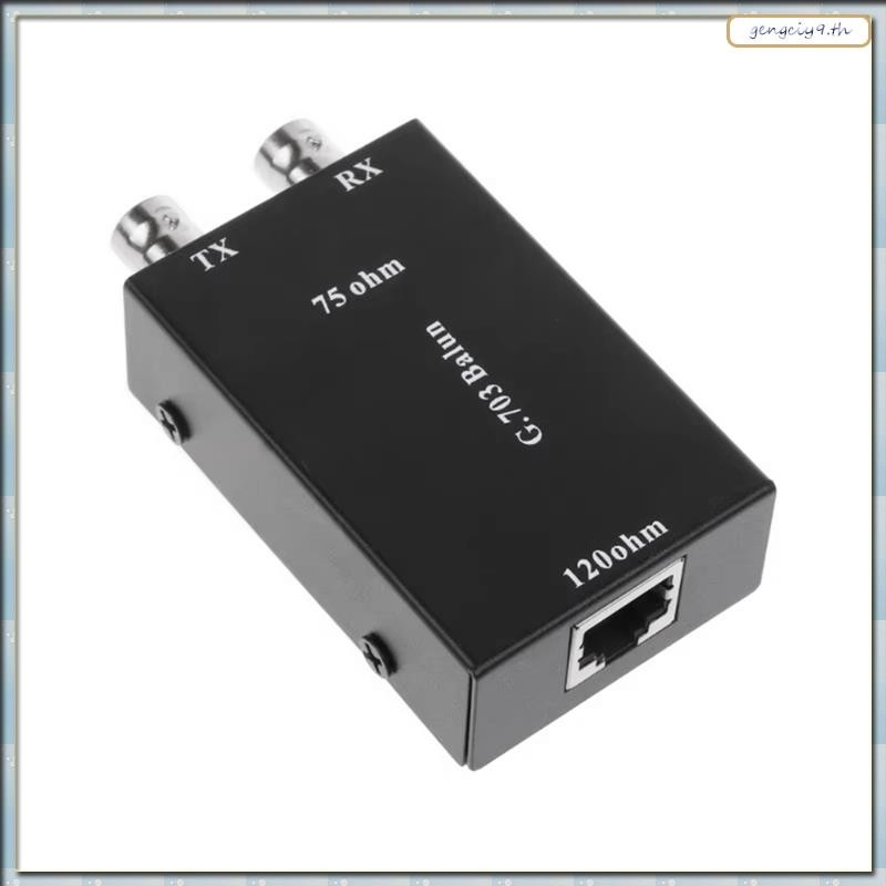 [ZBM] 2.048mbps G703 Coaxial BNC to RJ45 Transmitter E1 Converter Balance to Unbalance 75 Ohm to ...